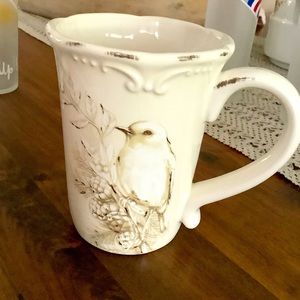 Cracker Barrel | Dining | Cracker Barrel Frosted Birds Coffee Mug ...
